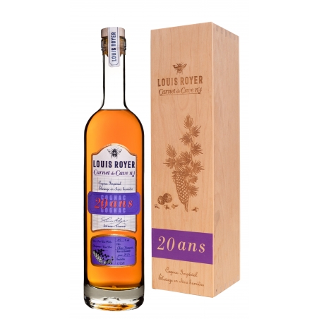 Louis Royer Cognac N°4 carnet de cave XO 20 years old limited edition I ...